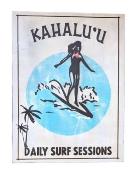 KoKo Vintage Style Large Sign - Kahalu'u – Koko Custom Designs